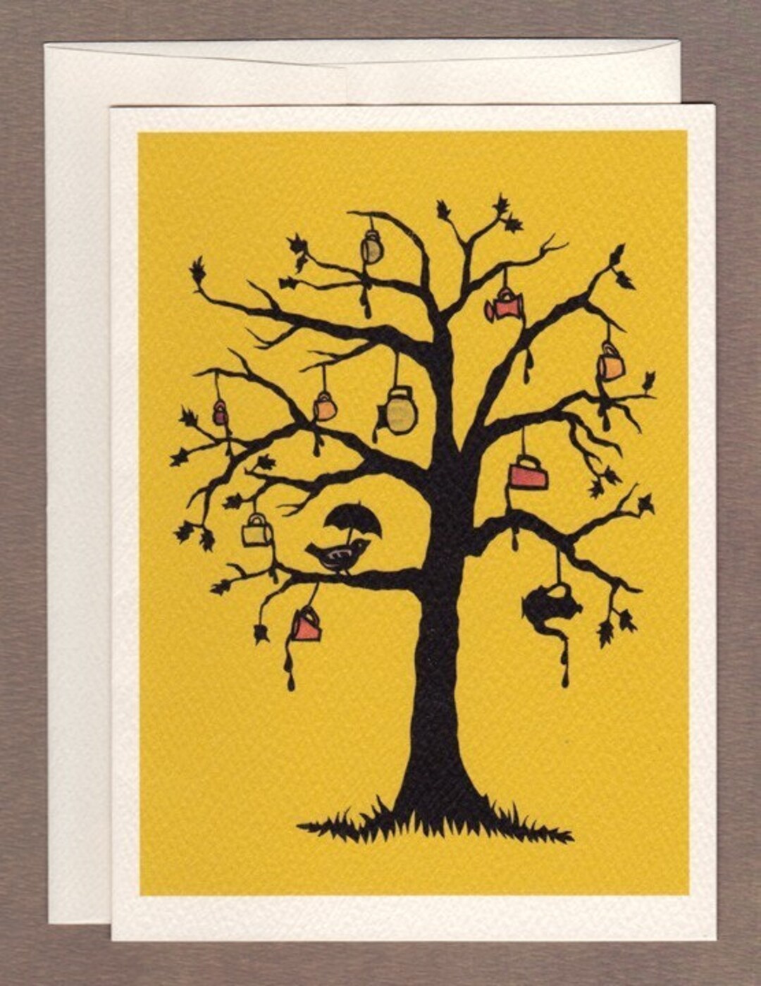 Tea Tree Greeting Card - Etsy