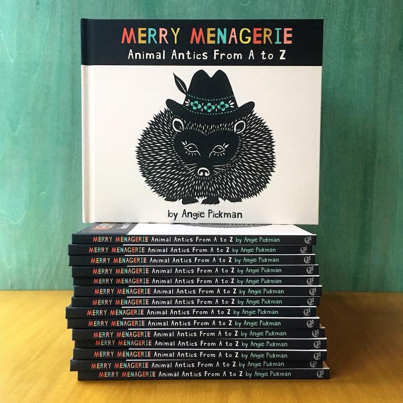 Merry Menagerie Animal Antics From A to Z - Signed Children's ABC Book ...