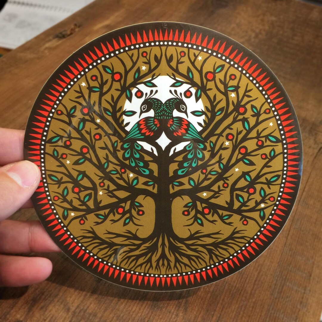 Tree of Life Glossy Vinyl Sticker - Etsy