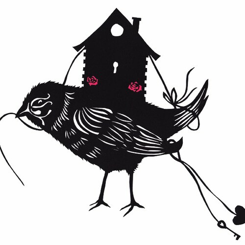 Summer Garden 5 X 7 Inch Cut Paper Art Print - Etsy