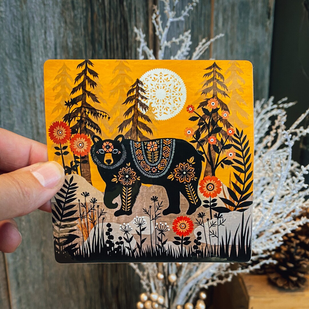 The Fortune Telling Observer - Square Glossy Vinyl Sticker - Etsy