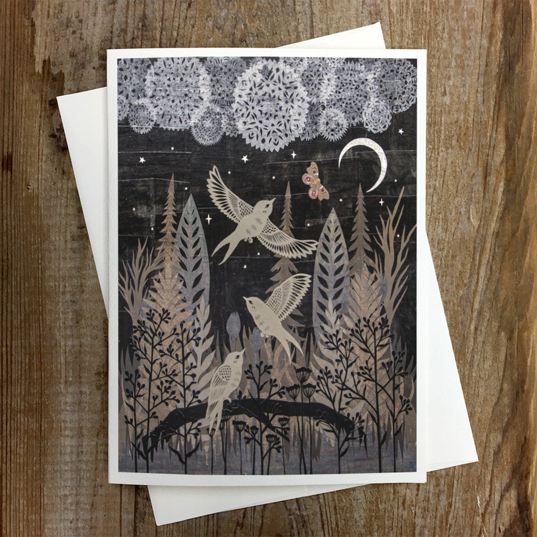 A Fleeting Glimmer - Greeting Card - Etsy