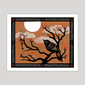 My Beloved Solitude - 8 X 10 Inch Cut Paper Art Print - Etsy