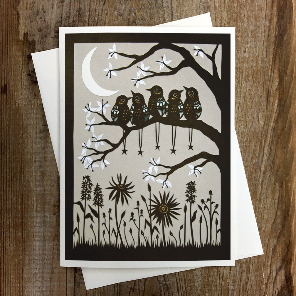 Night Class - Greeting Card - Etsy
