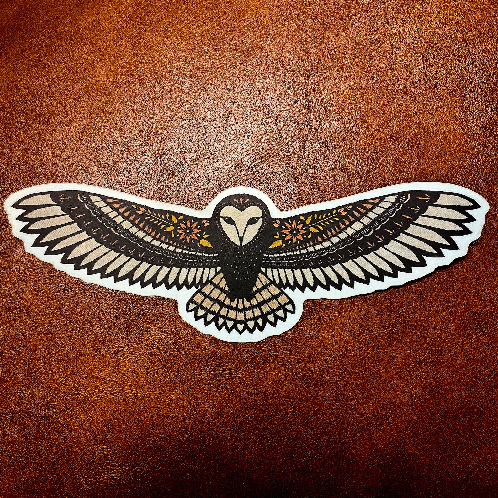 Barn Owl Matte Vinyl Sticker - Etsy