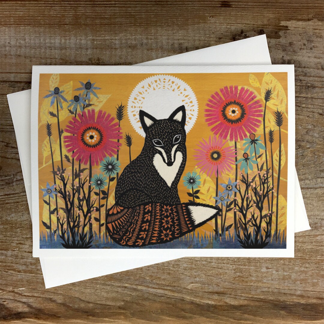 A Riot of Flowers - Greeting Card - Etsy