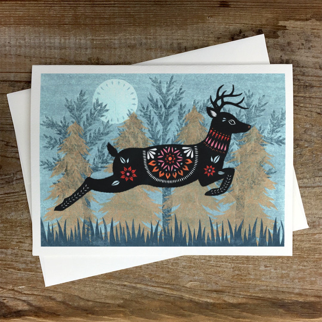 Long Leaps Lovely and Slow - Greeting Card - Etsy