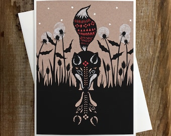 Cat Tale 8 X 10 Inch Cut Paper Art Print - Etsy