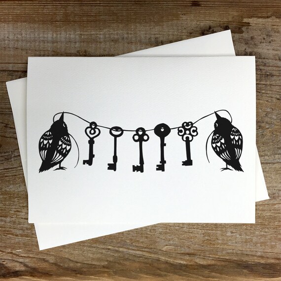 Weighing Choices Greeting Card | Etsy