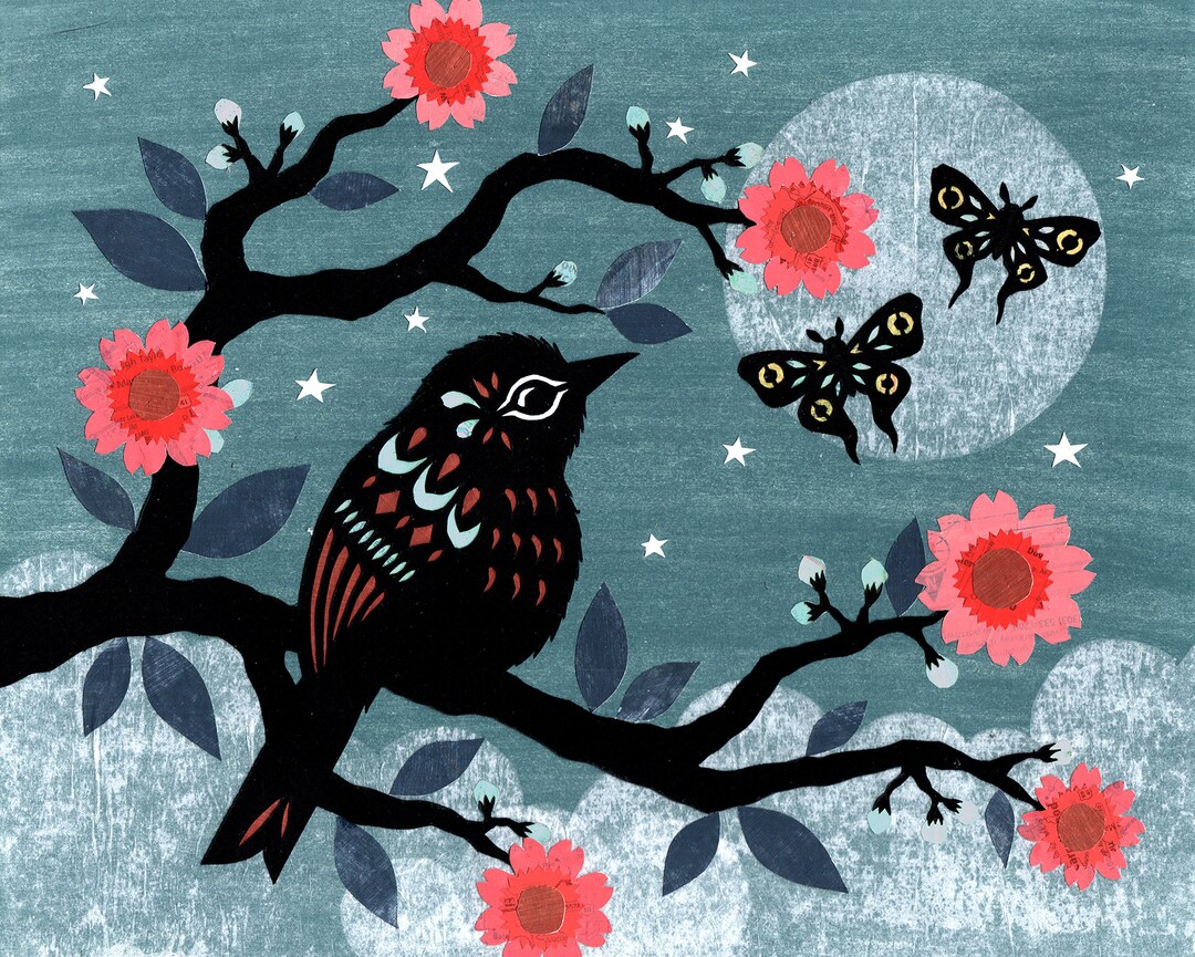 Your Own Twilight - 8 X 10 Inch Cut Paper Art Printed Reproduction - Etsy