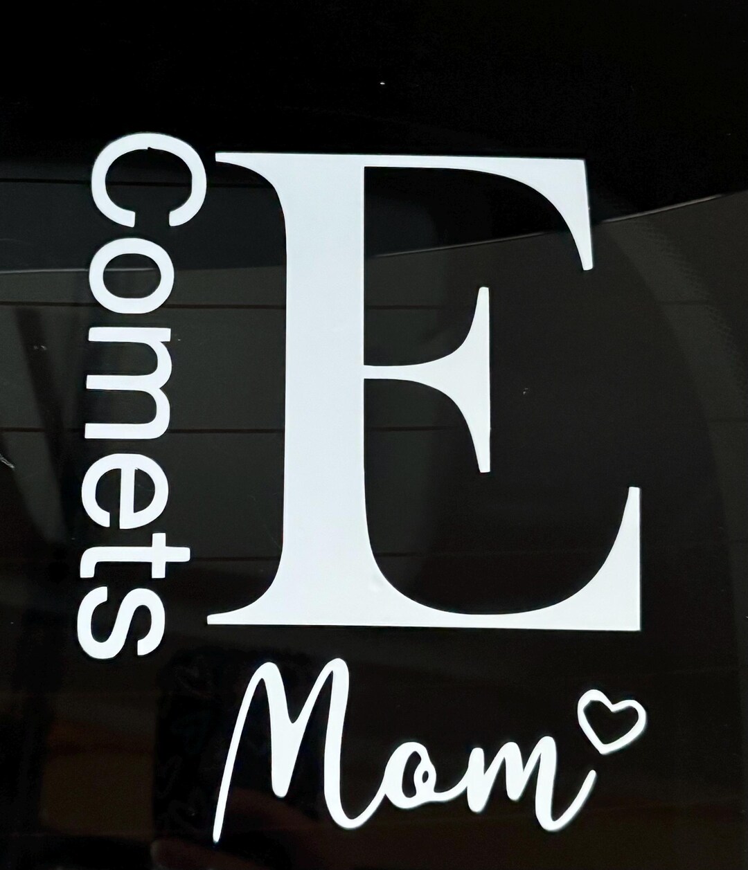 Eastern Comets Personalized Vehicle Vinyl Decal - Etsy
