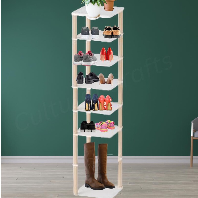 Narrow Shoe Rack for Entryway - Etsy