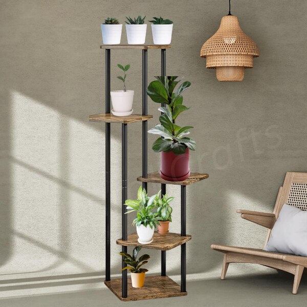 Sturdy Tall Outdoor Plant Stand - Etsy