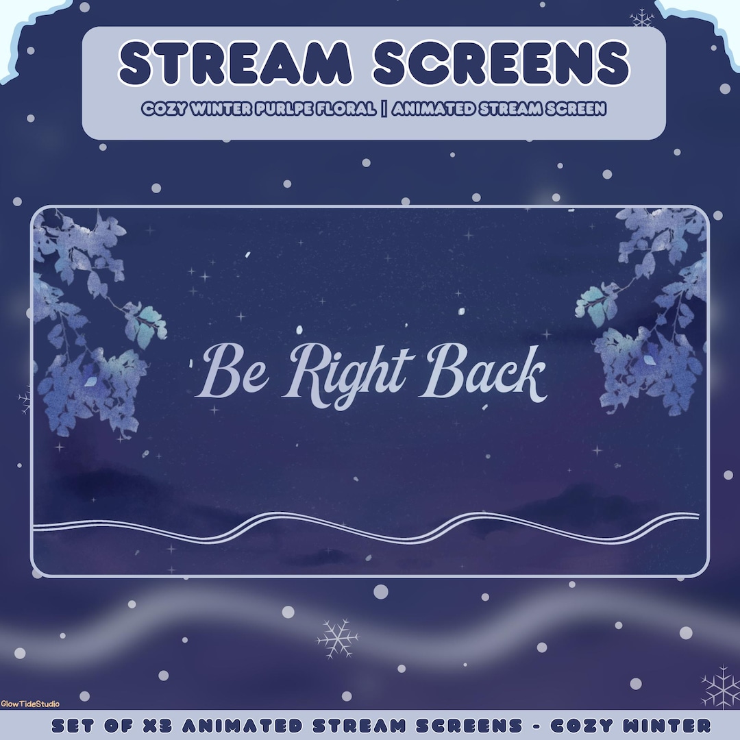 Animated Stream Overlay Pack – Starting Soon, Be Right Back & Stream ...