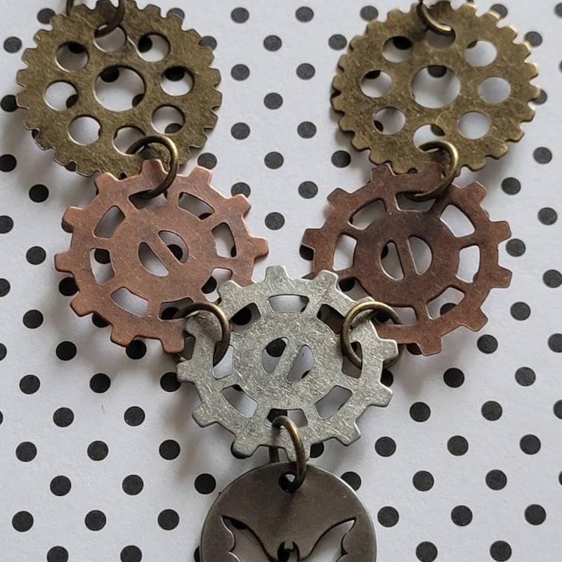 Gear Necklace - Etsy