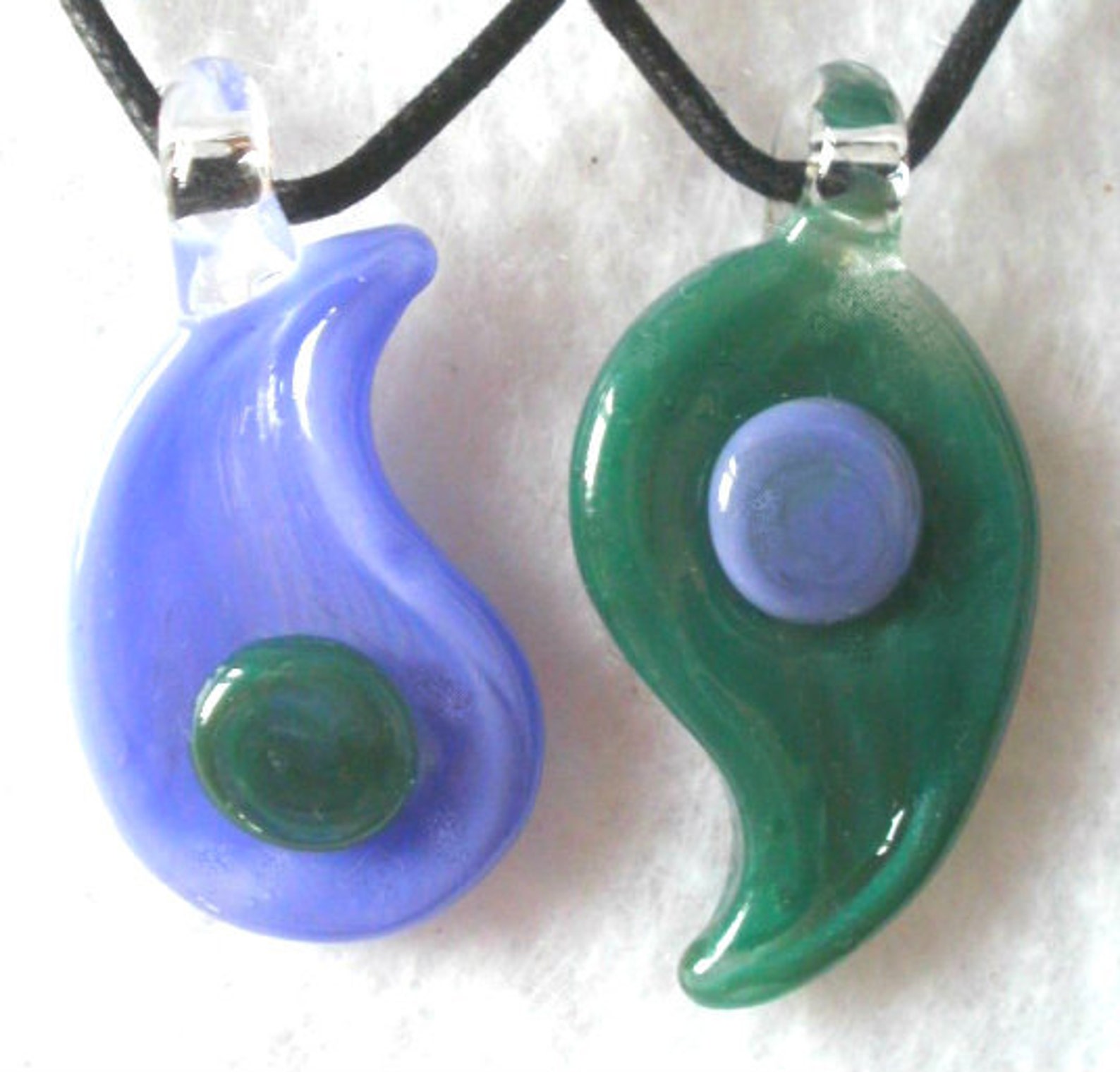 1/2 Yin Yang Replacement Pendant for 2 Piece Set | Etsy