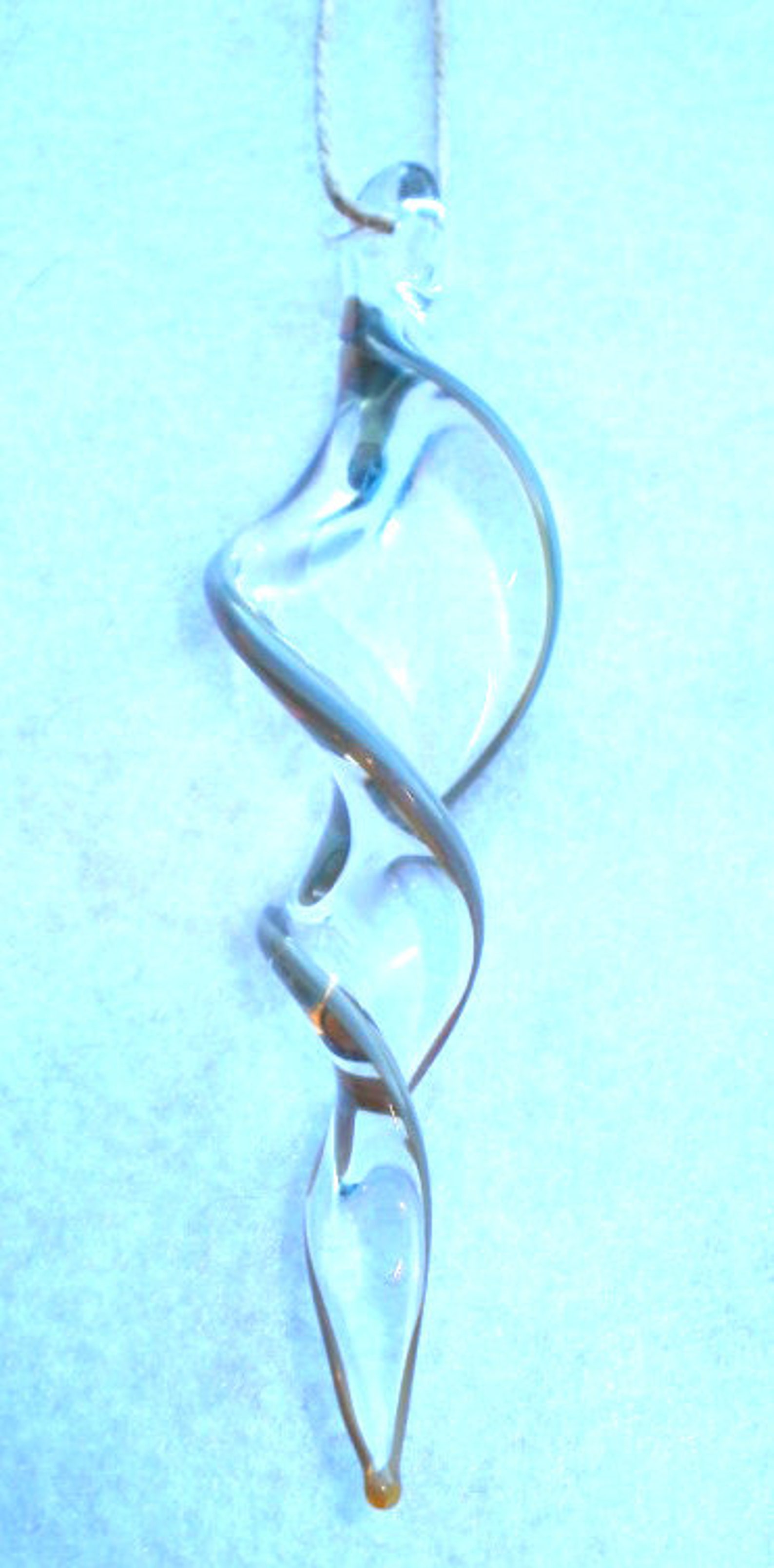 Handblown Glass Color Twirl Winter Spiral Twist Holiday - Etsy