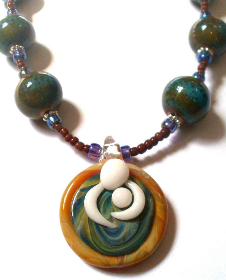 Custom Beaded Necklace for Our Handblown Glass Pendants - Etsy