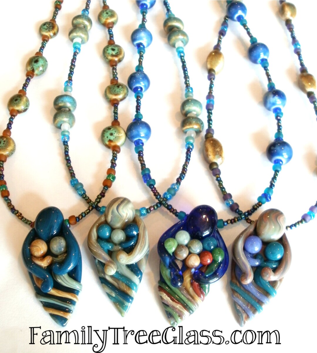 Custom Beaded Necklace for Our Handblown Glass Pendants - Etsy