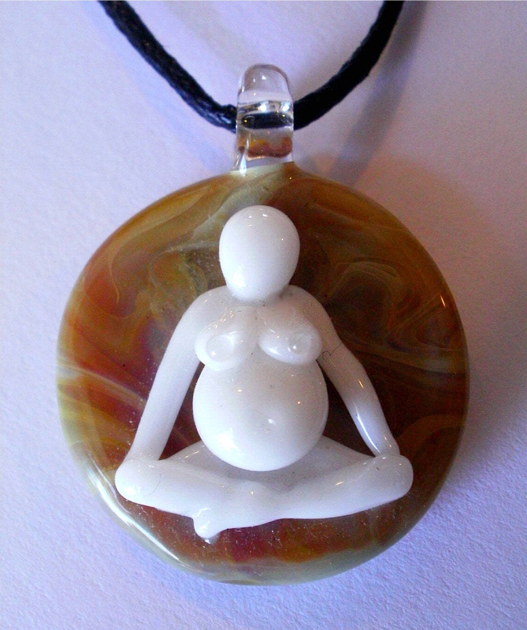 Zen Mama Pregnancy Birth Yoga Meditation Necklace Pendant - Etsy