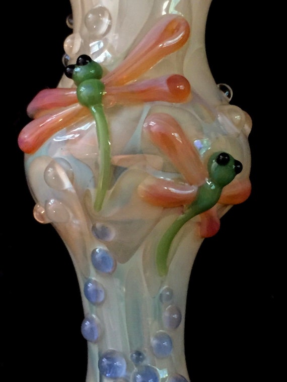 Glass Sculptures & Figurines Silver fume color changing glass spoon ...