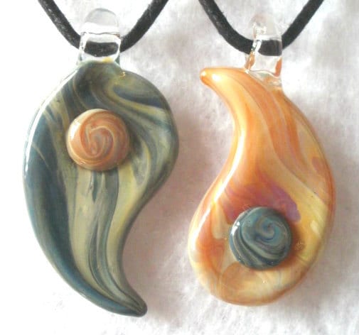 1/2 Yin Yang Replacement Pendant for 2 Piece Set | Etsy