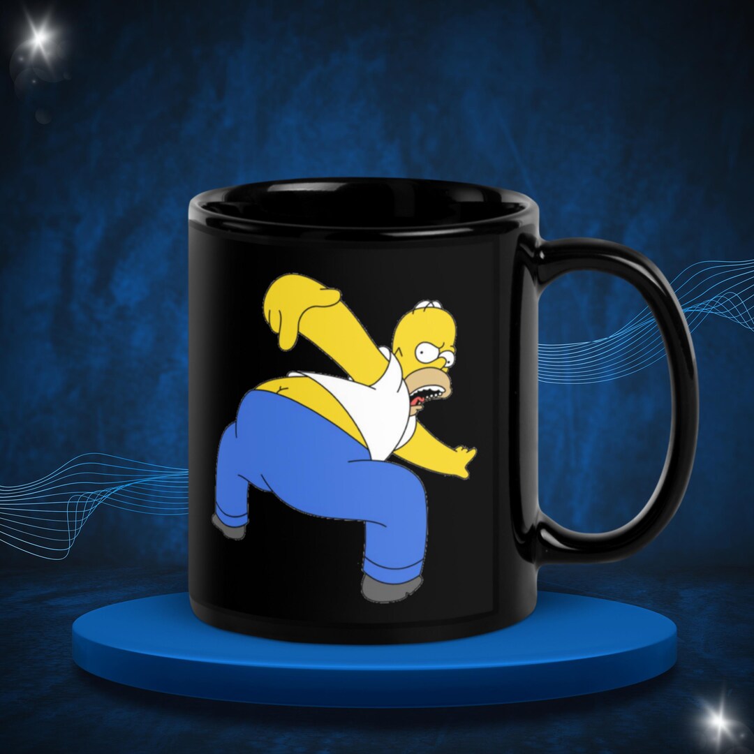 Black Glossy Mug – Smooth to the Touch – Featuring a Cool Print of ...