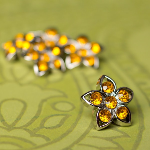 Yellow Star Buttons - Etsy