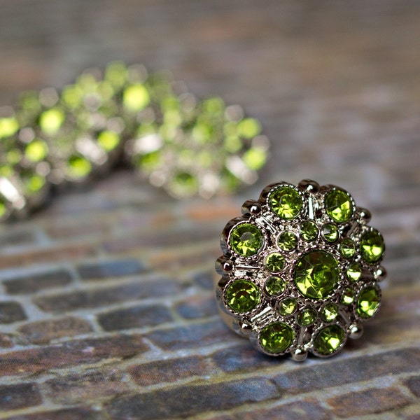 Green Buttons - Etsy