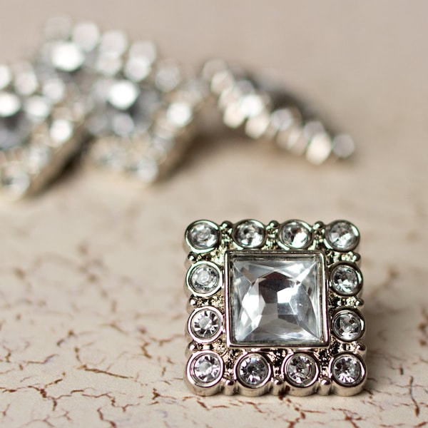 Square Buttons - Etsy