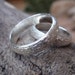 Wedding Bands Nature Inspired Wedding Rings Hand Texture Engagement ...