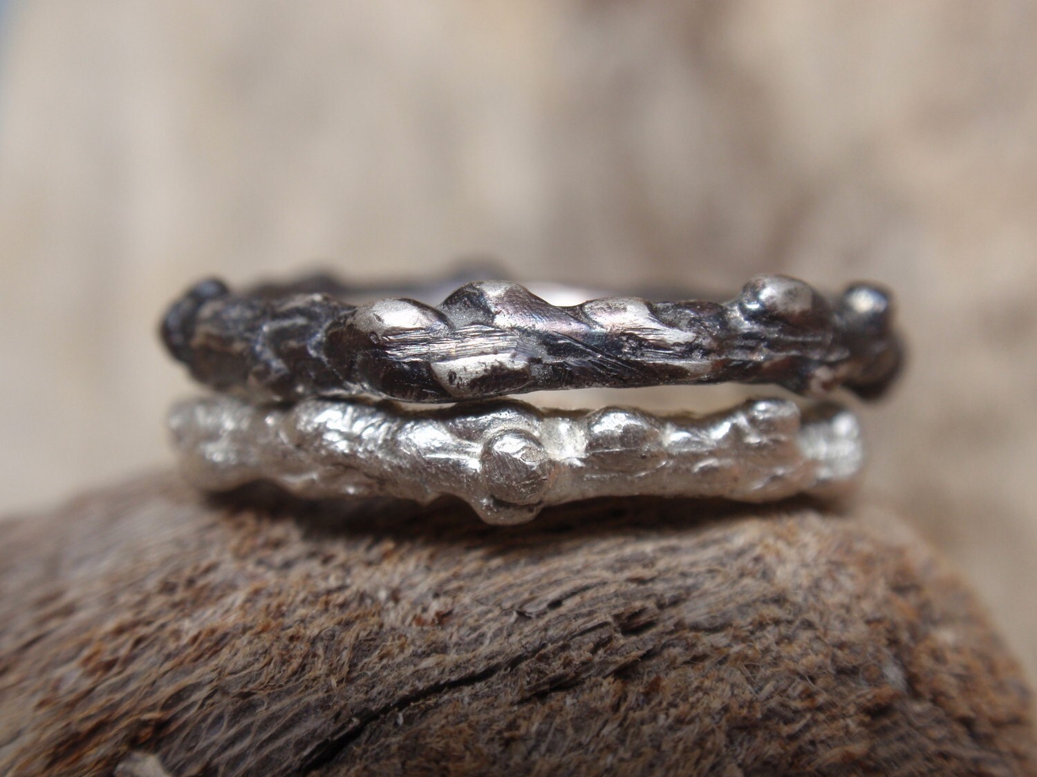 Handmade Sterling Silver Branch Ring Twig Jewelry Stacking - Etsy
