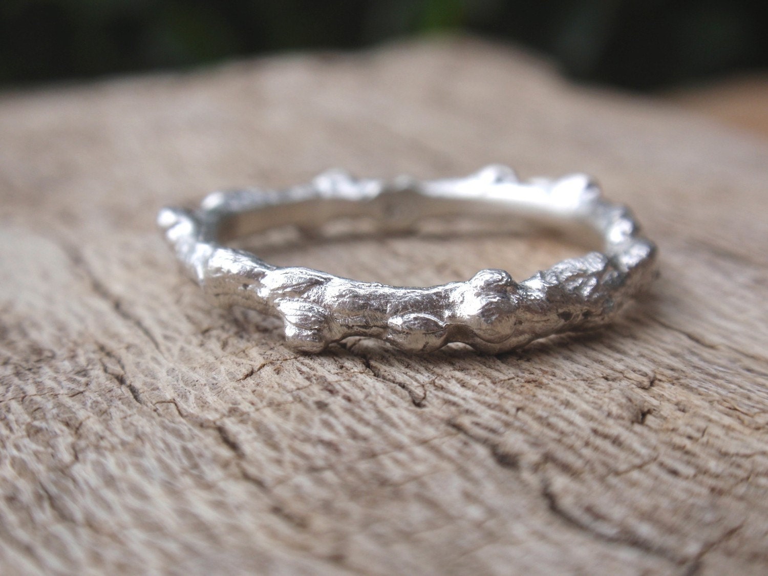 Handmade Sterling Silver Branch Ring Twig Jewelry Stacking - Etsy