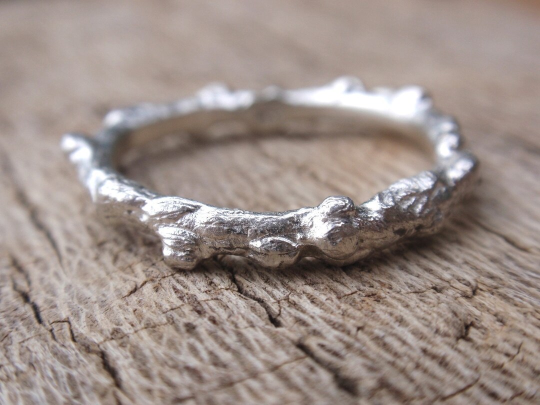 Handmade Sterling Silver Branch Ring - Twig Jewelry - Stacking Ring ...