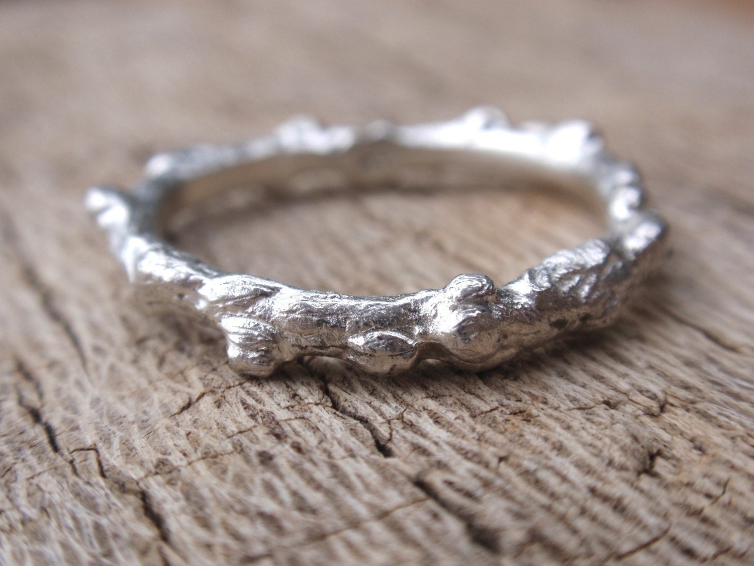 Handmade Sterling Silver Branch Ring Twig Jewelry Stacking - Etsy