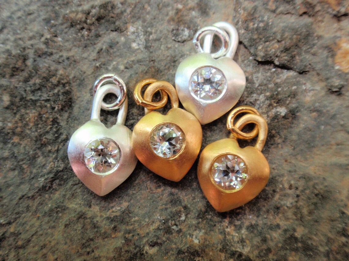 Diamond Necklace Dainty Solitaire Gemstone Necklace Charm - Etsy