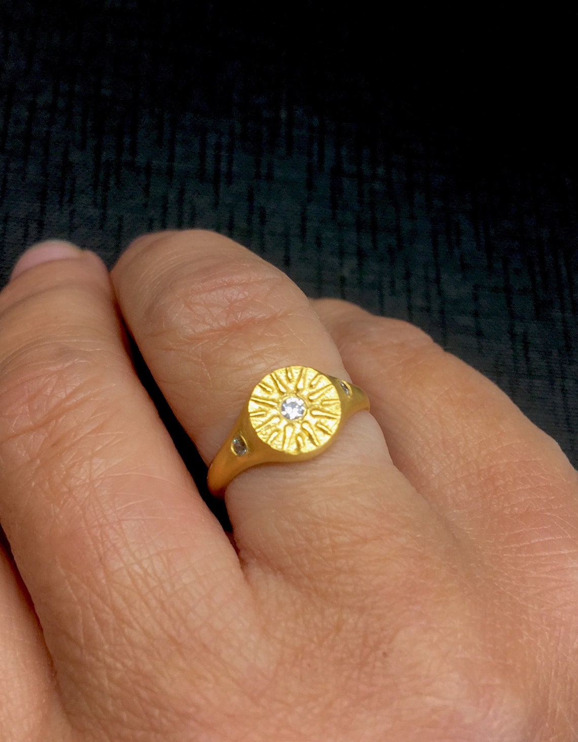 Ancient Greek Coin Ring Signet Ring Vergina Sun Ring Star Ring - Etsy