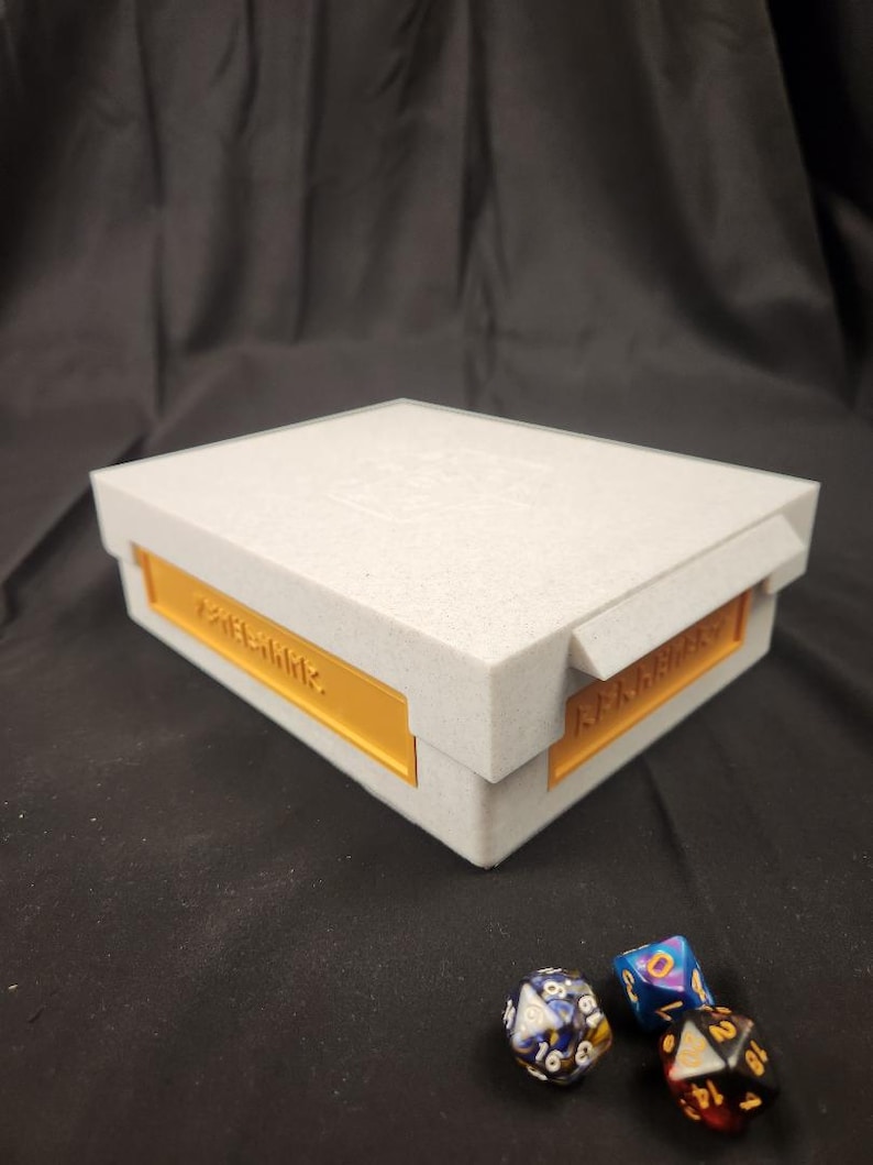 Customizable 3D Printed Dice Box for Dnd, Role Playing Games - Etsy
