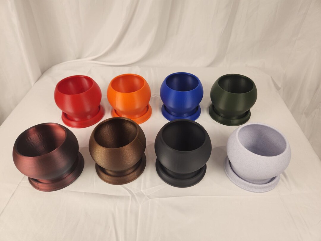 Modern Sculpted Flower Pot - Etsy