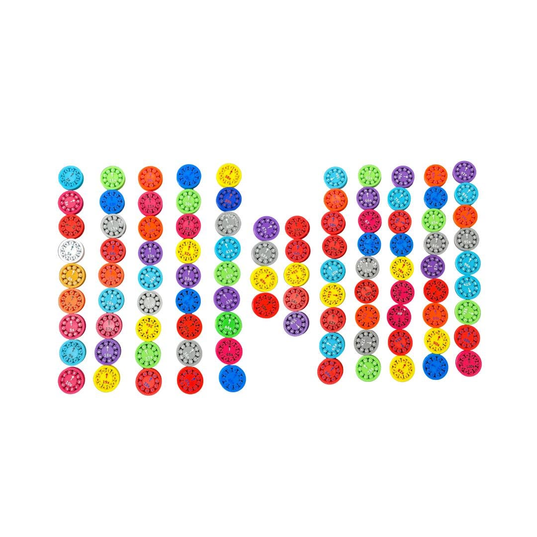 Math Fidget Spinner Multiplication & Division Classroom Packs 2-100 (49 ...