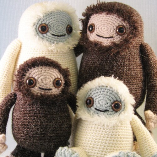 Sasquatch Crochet Pattern Bigfoot Amigurumi Yeti Handmade - Etsy