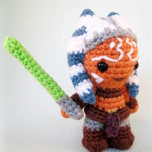 Young Ahsoka Tano - Star Wars Mini Amigurumi Pattern PDF - Crochet ...
