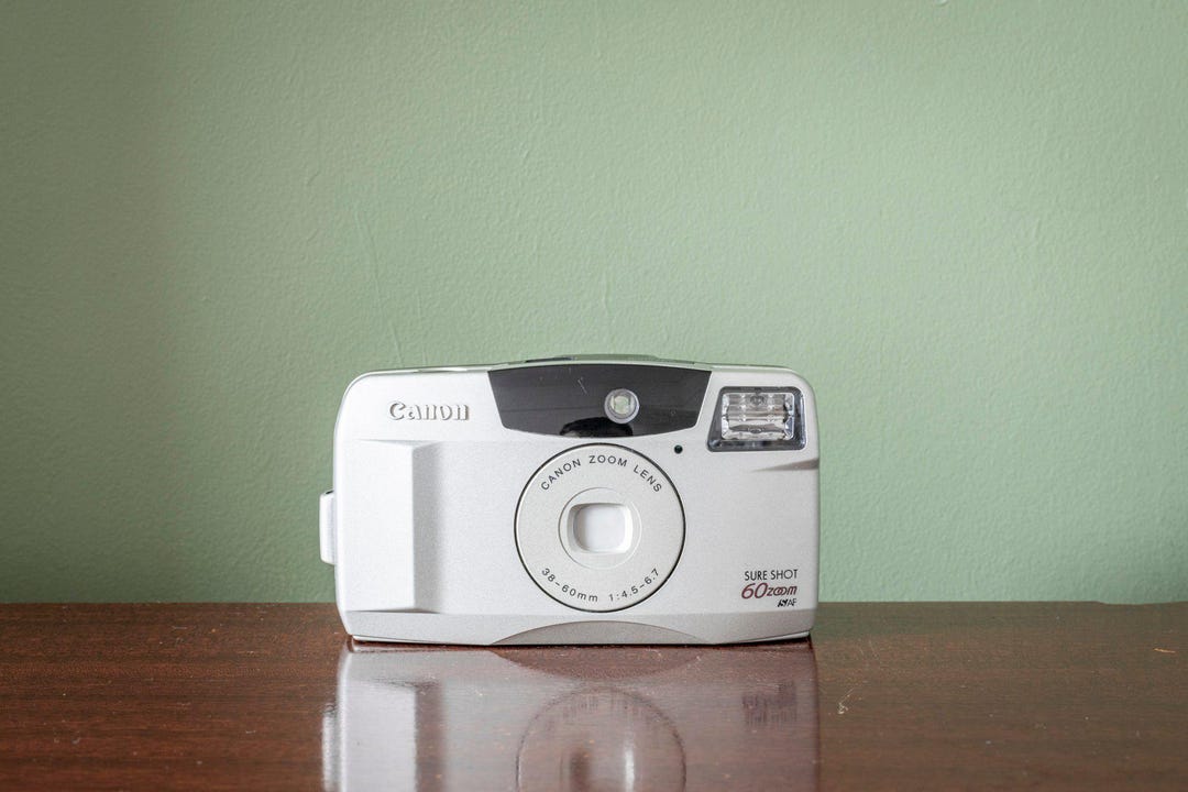 Canon Sure Shot 60 Zoom 35mm Point and Shoot Film Camera - Etsy