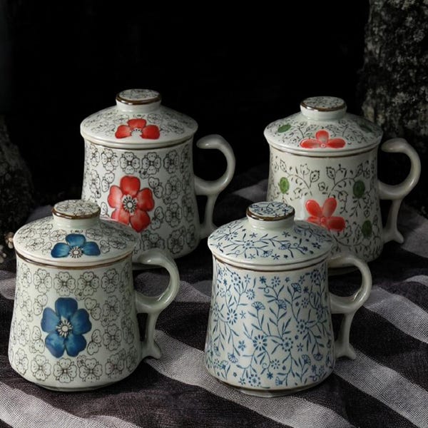 Ceramic Japanese Tea Mugs - Etsy