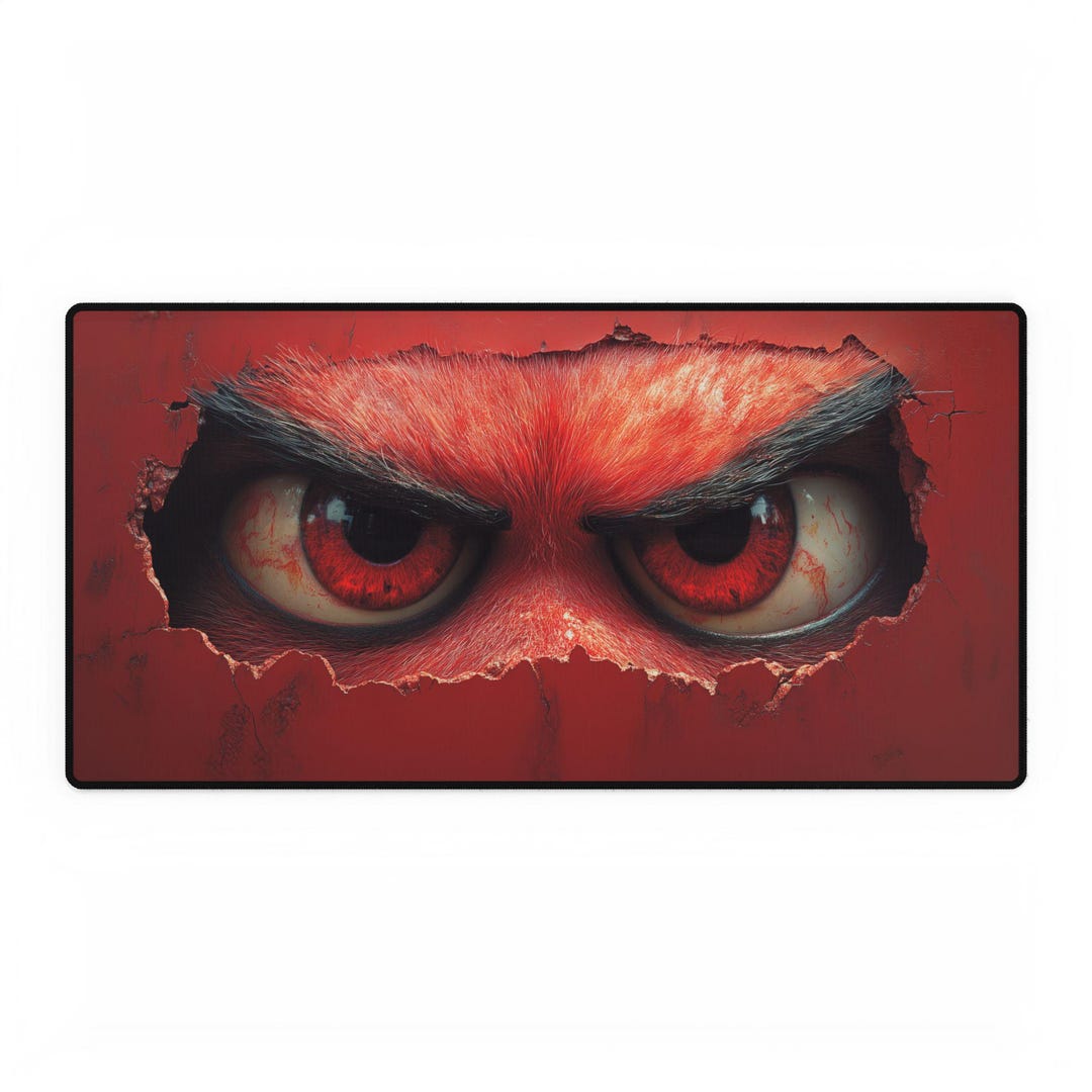 Extra Large Monster Mat, Red. Unique Gaming Pad, Extra Large Mousepad ...