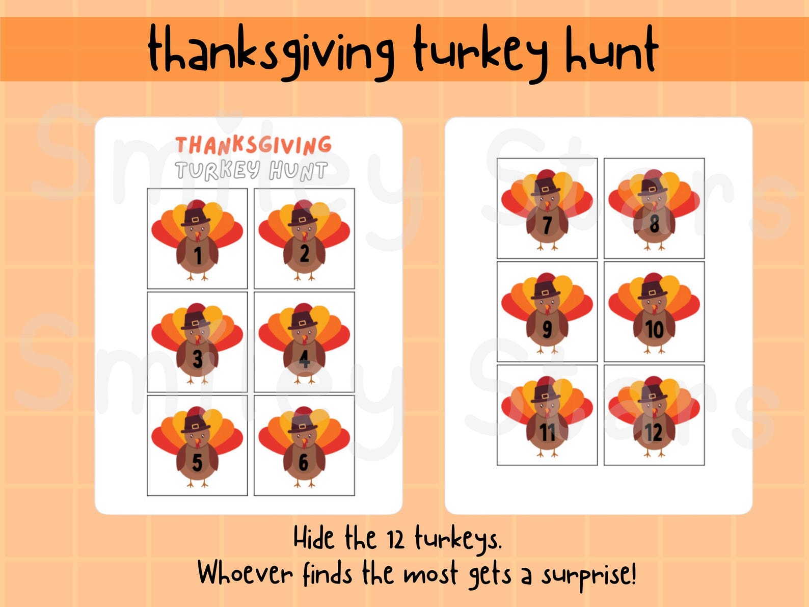 Thanksgiving Games for Kids, Thanksgiving Scavenger Hunt, Thanksgiving ...