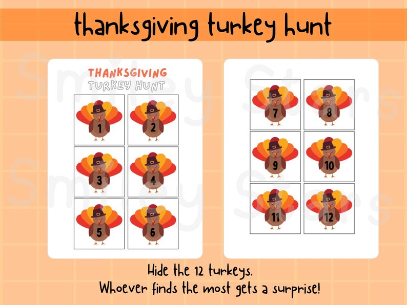 Thanksgiving Games for Kids, Thanksgiving Scavenger Hunt, Thanksgiving ...