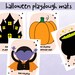 Halloween Playdough Mats, Halloween Playdoh Activity, Kids Halloween ...