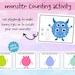 Monster Counting Activity, Counting Activity for Kids, Counting Monster ...