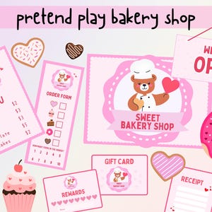 Valentine's Day Activity for Kids, Pretend Play, Bakery Shop, Preschool ...